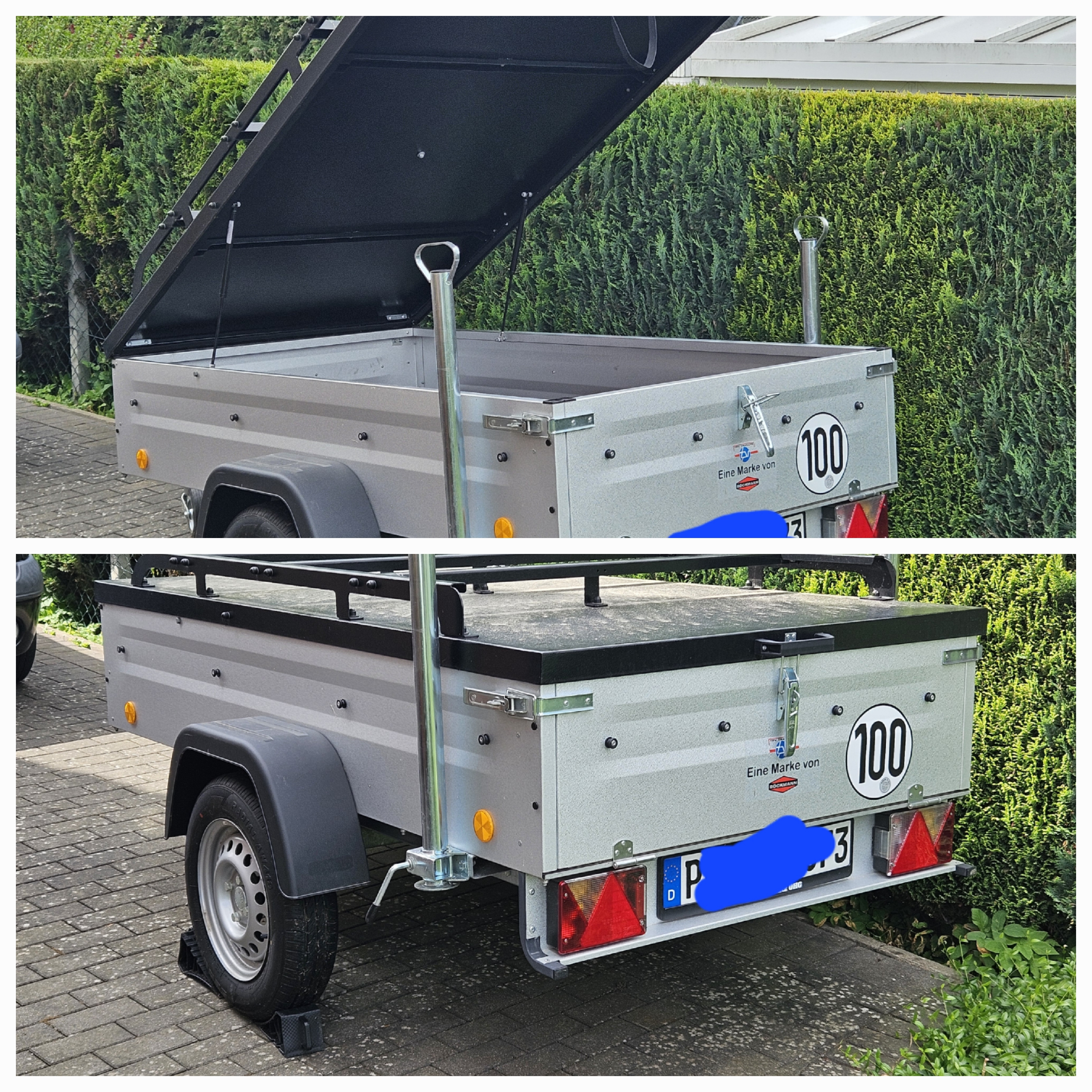 Autoanhnger Mit Deckel